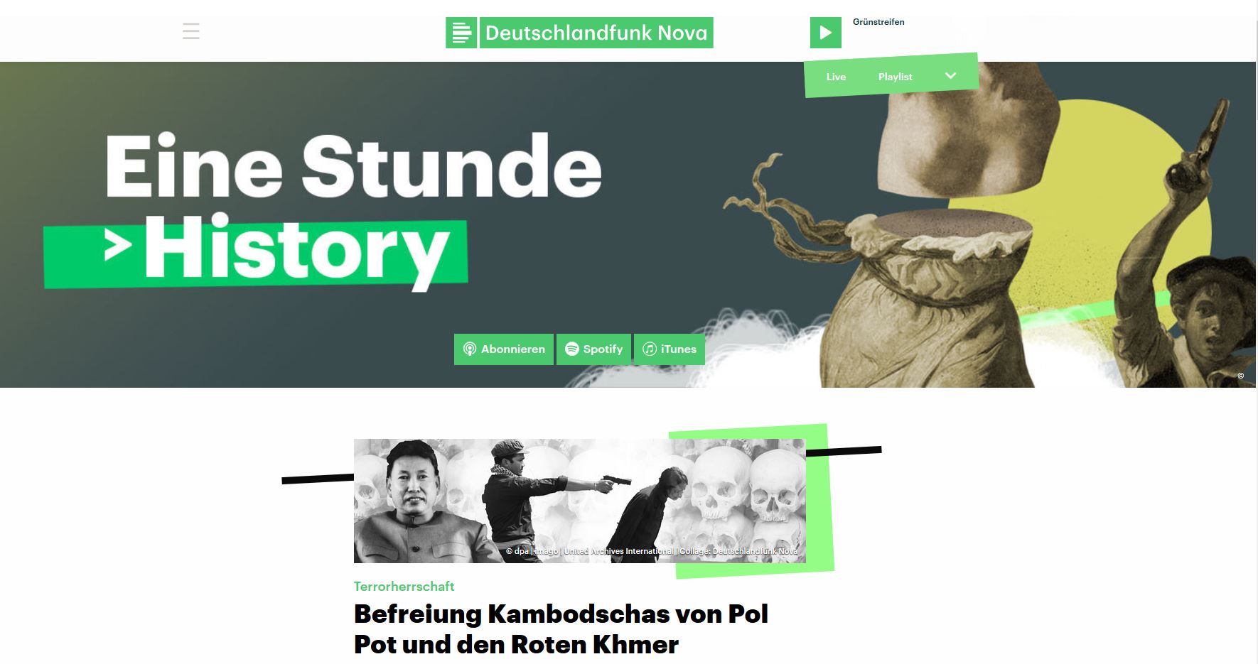 Eine Stunde History. Demokratiegeschichte im Radio - Demokratiegeschichten